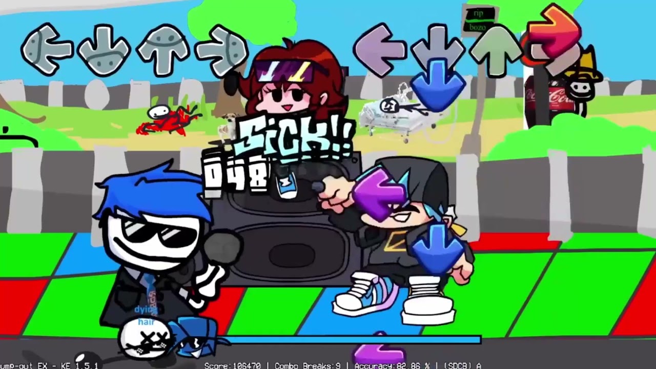 FNF V.S Bob & Bosip - Jump Out EX - New World videos