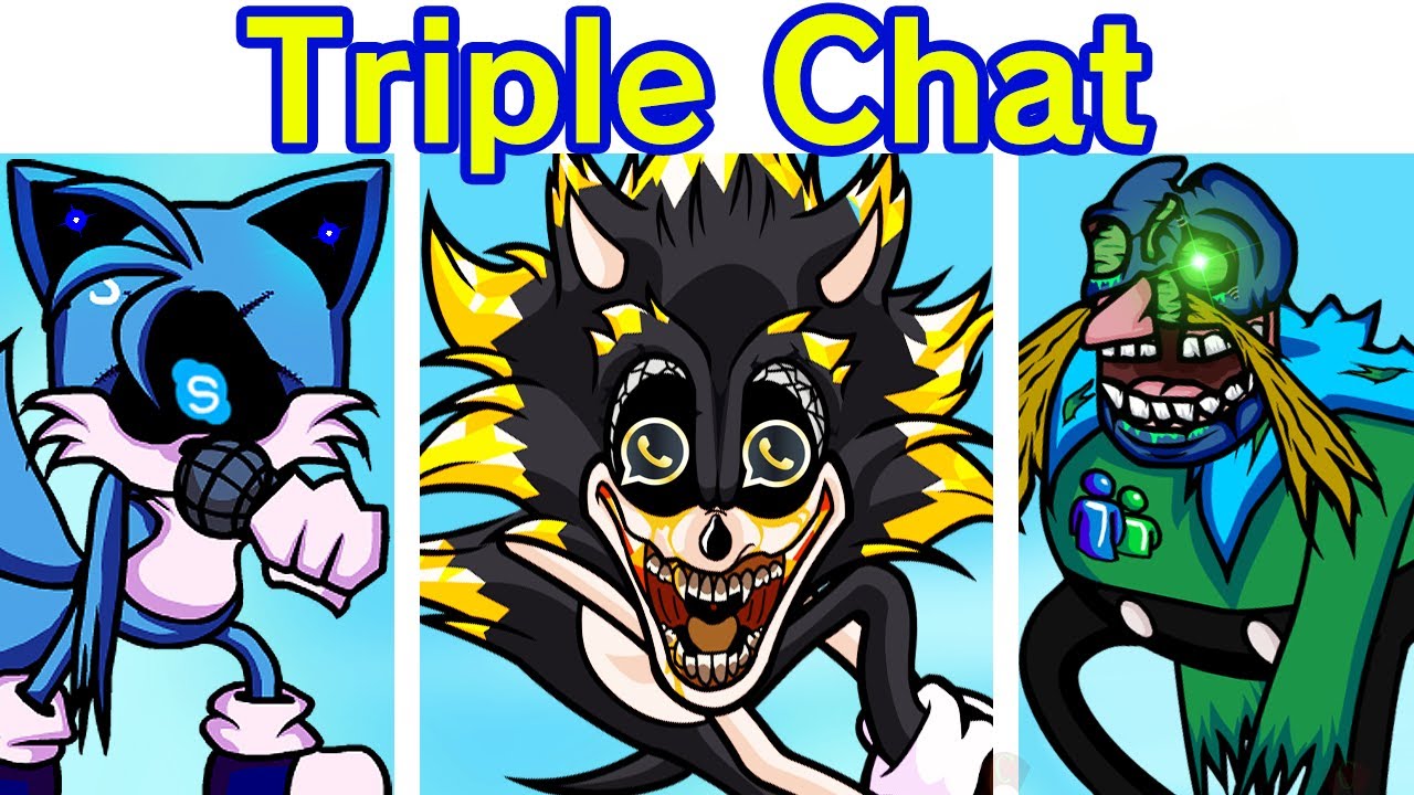 Friday Night Funkin Triple Trouble But Its WhatsApp VS 4 Chat Apps 