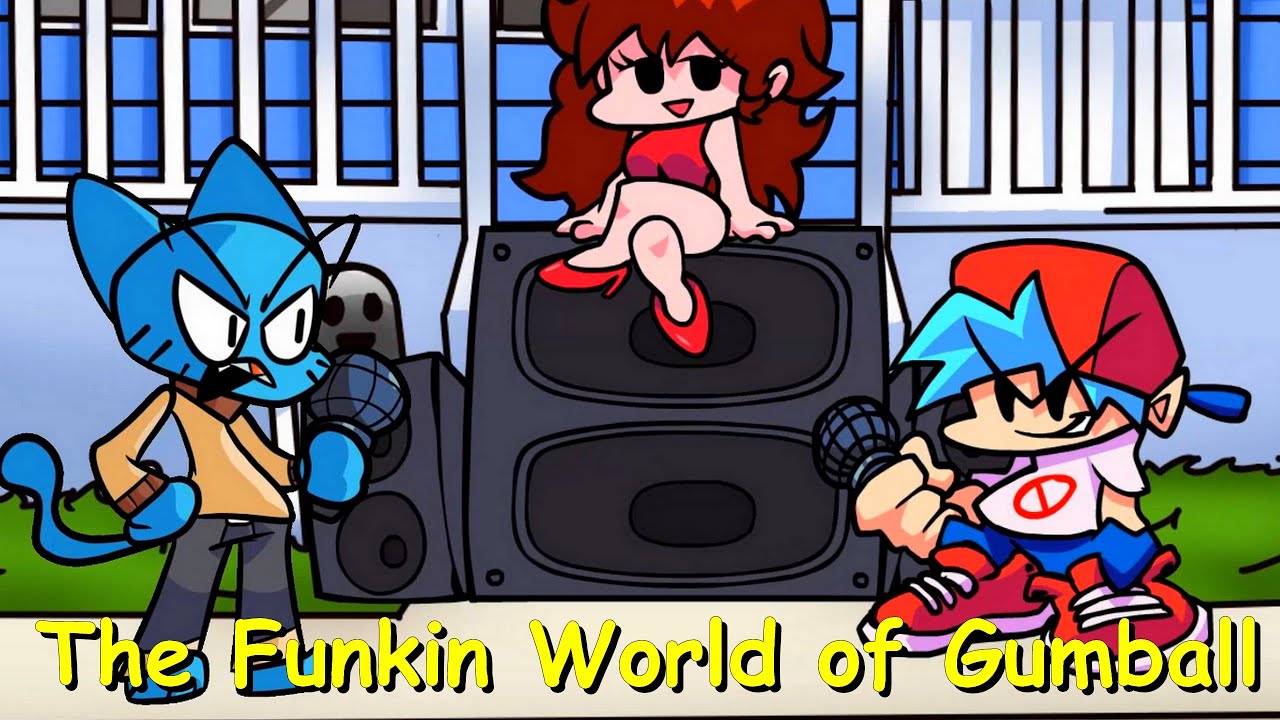 Friday Night Funkinthe Funkin World Of Gumball Full Week Demo Fnf Mod New World Videos