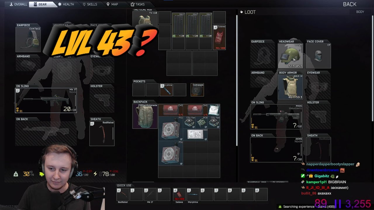 I Killed The Highest Level Player In The Game Escape From Tarkov