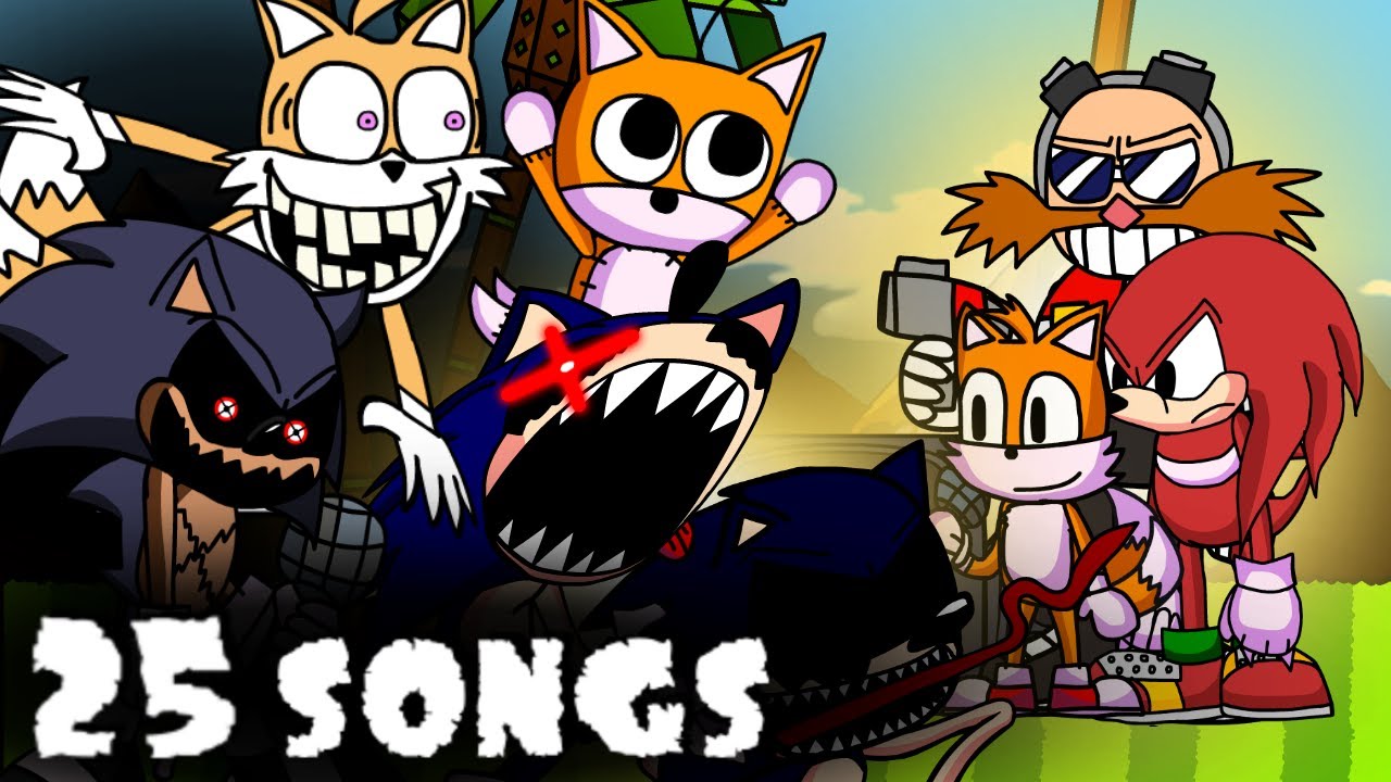 New Vs Sonic Exe Redesign Update 25 Songs Full Week Cutscenes