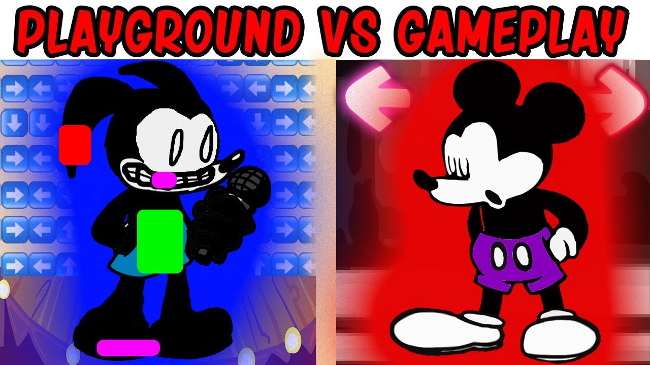 Fnf Character Test Gameplay Vs Playground Mickey Mouse Corrupted Oswald New World Videos