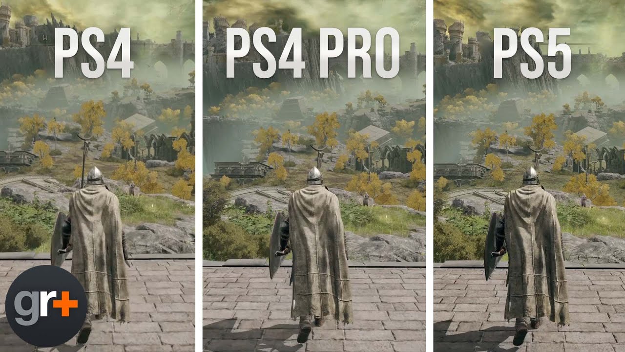 Elden Ring Graphics Comparison PS4 PS4 Pro PS5 New World Videos