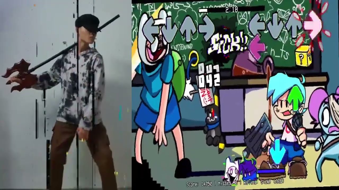 FNF Corrupted Hero In Real Life (FNF IRL) - New World videos FNF Corrupted Hero In Real Life (FNF IRL) - New World videos